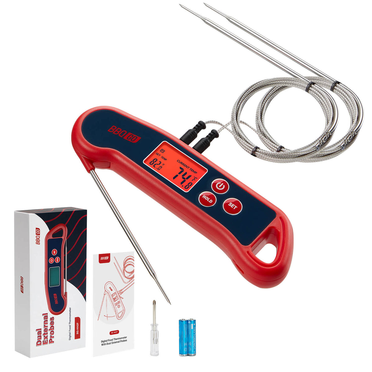 Instant Read Foldable Food Thermometer BG-HH2P — INKBIRD AUSTRALIA
