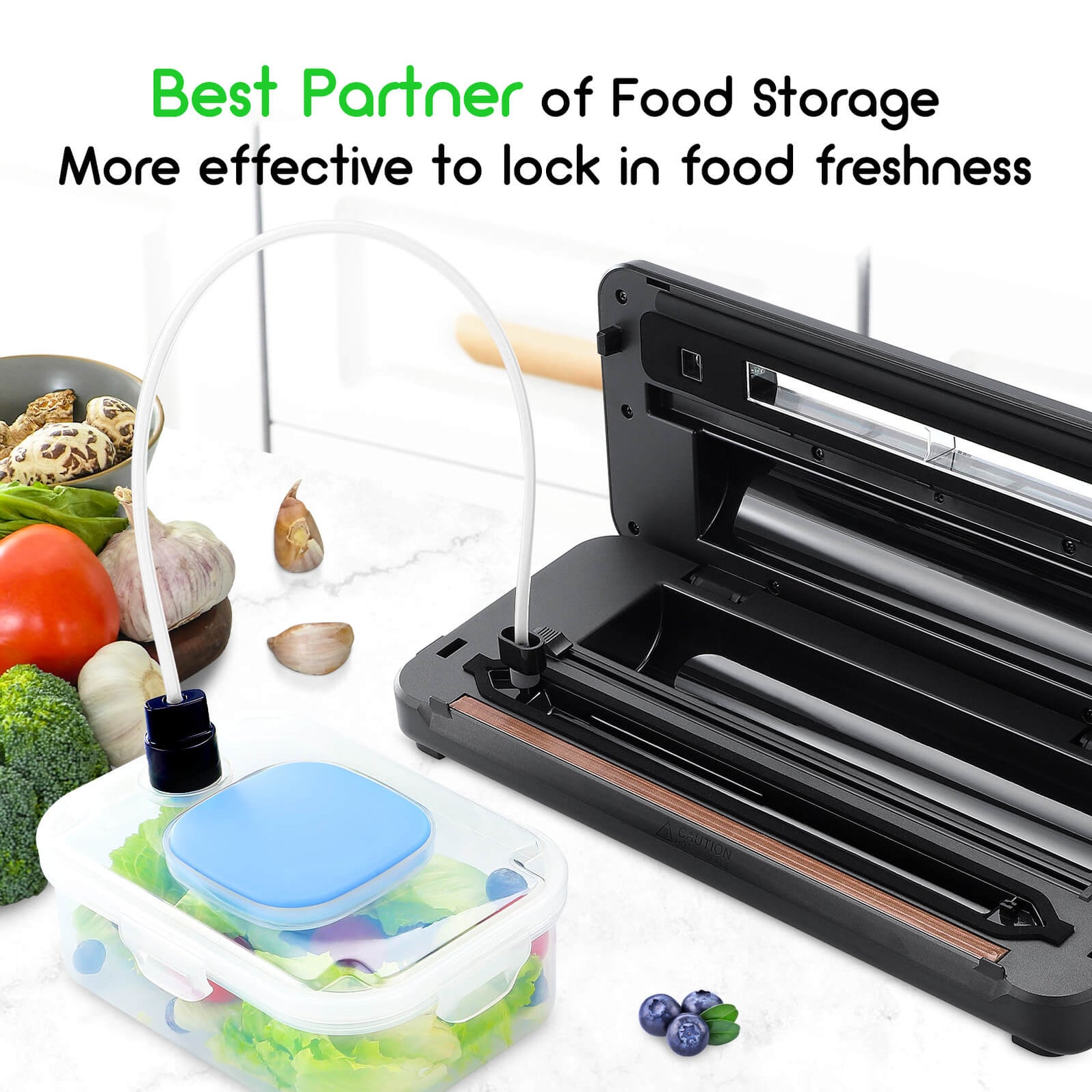 INKBIRD Sealing-Time Countdown& Viewable Window Vacuum Sealer Machine ...